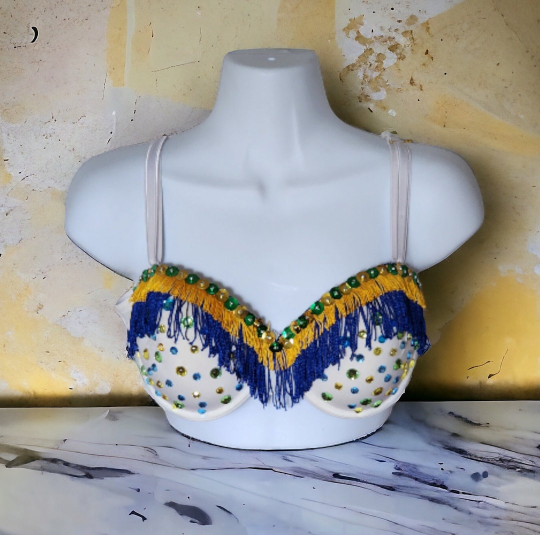 Genie Costume Bra Top 40C XL Perfect for Festivals, Belly Dancing ...
