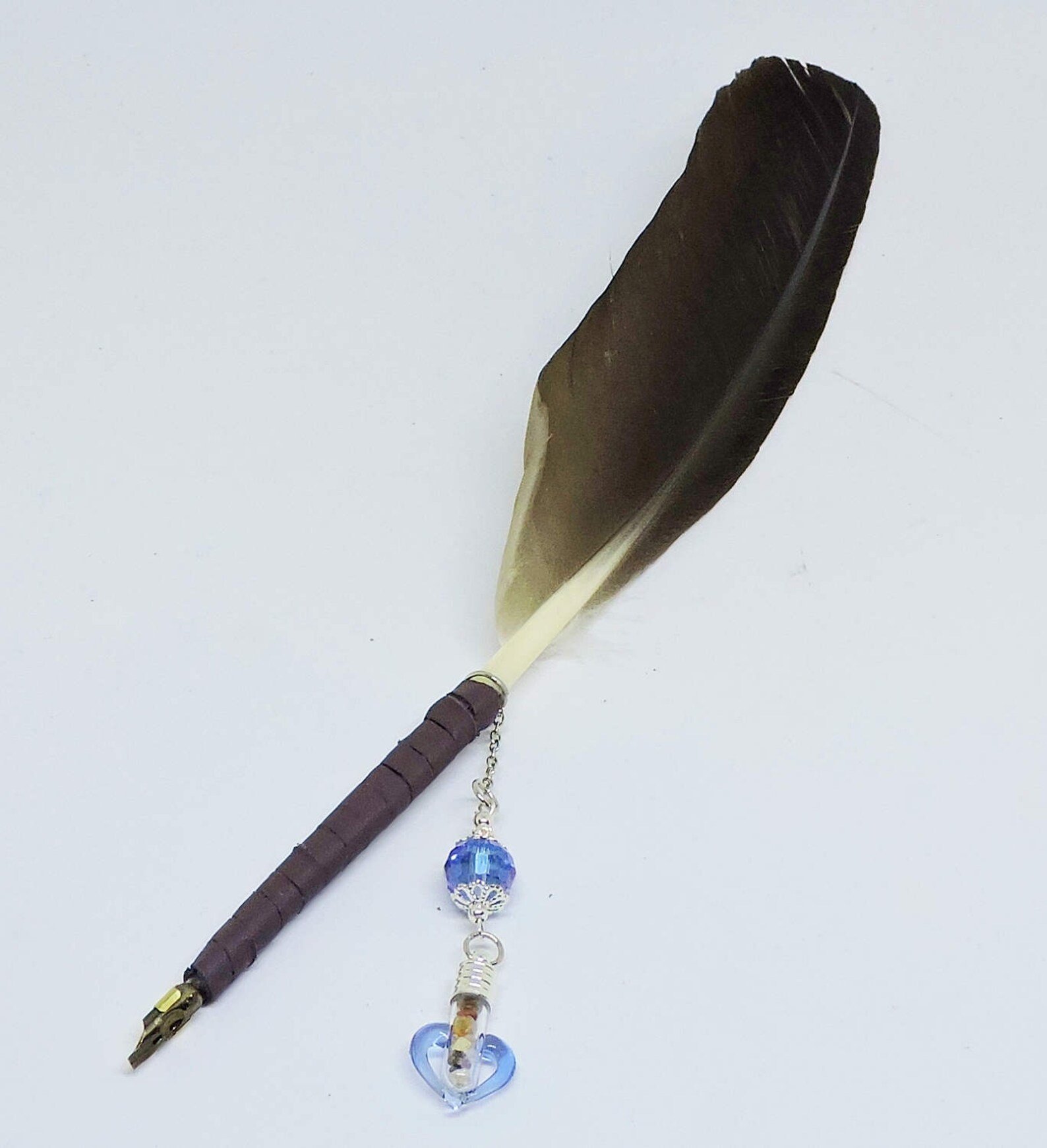Goose Feather Quill Dip Pen Calligraphy SCA Journaling Love Letters Art ...