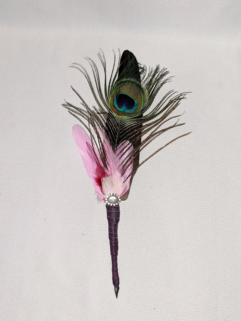 Pink Goose Feather Dip Pen Quill Calligraphy Journaling Love - Etsy