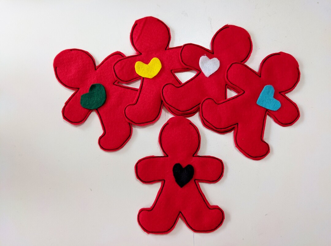 Large Red Poppet for Wiccan and Pagan Rituals, Magic Voodoo Hoodoo or ...