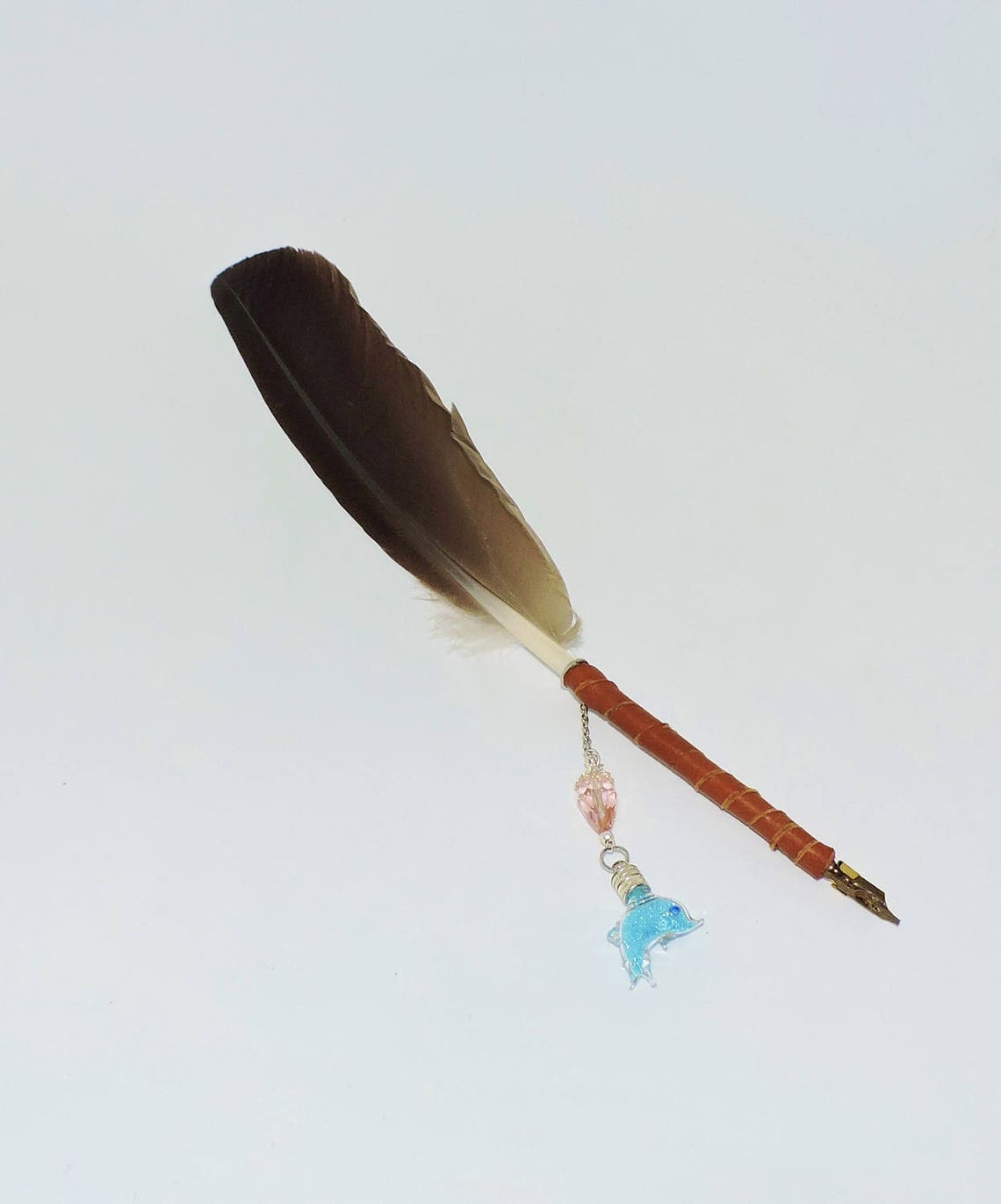 Goose Feather Quill Dip Pen Calligraphy Love Letters Spell-writing Book ...