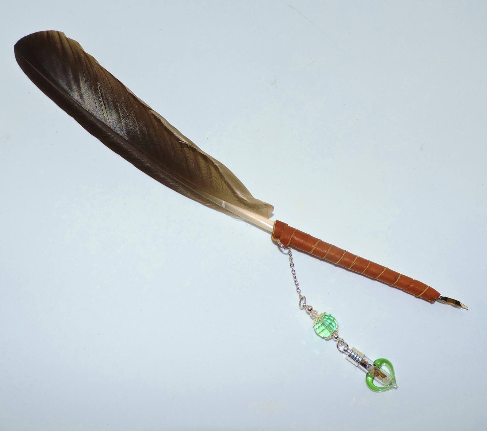 Goose Feather Quill Dip Pen Calligraphy Spell-writing Book of Shadows ...