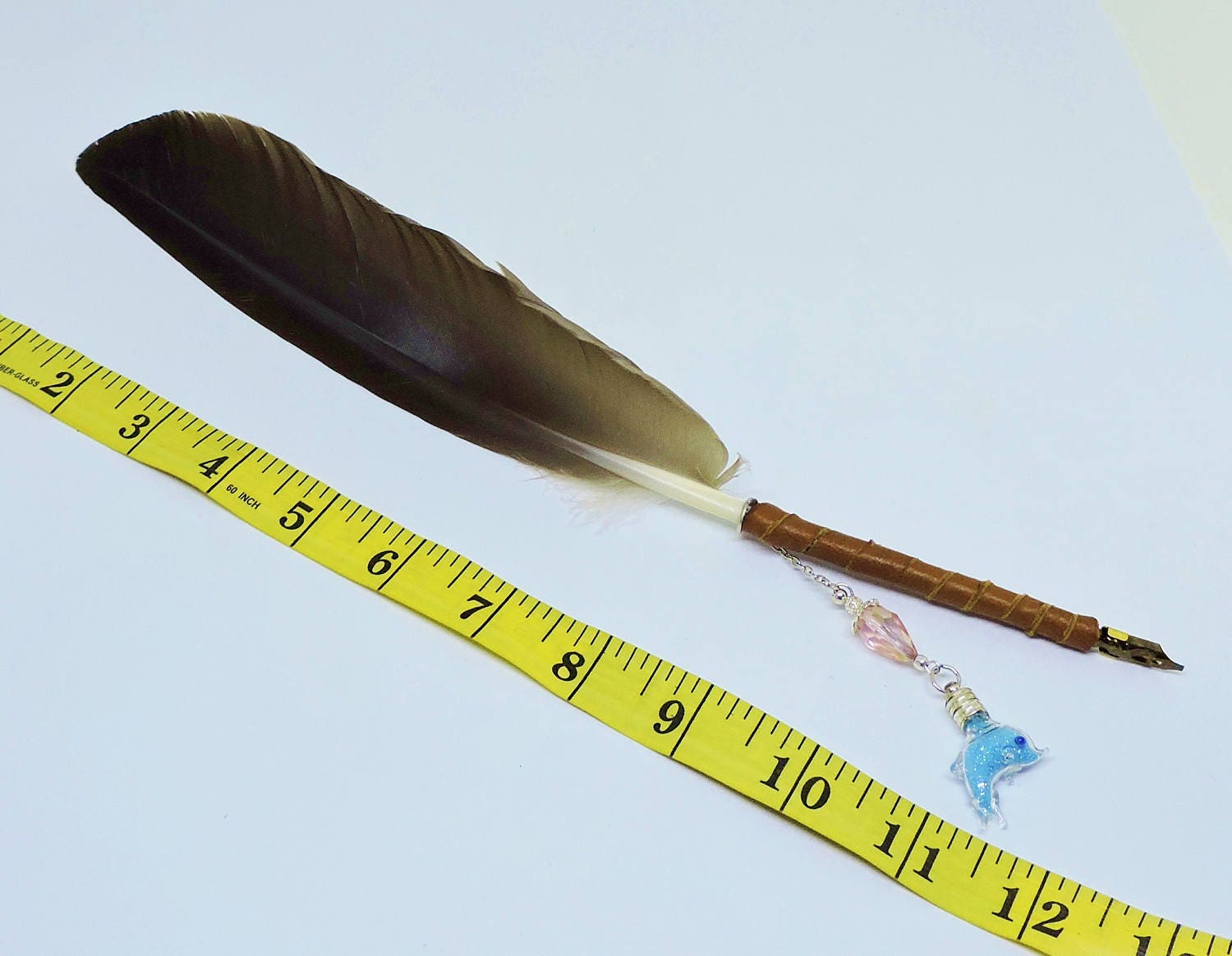 Goose Feather Quill Dip Pen Calligraphy Love Letters Spell-writing Book ...