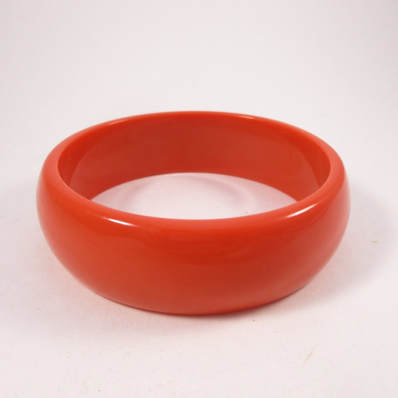 Orange Bangle Bracelet - Etsy