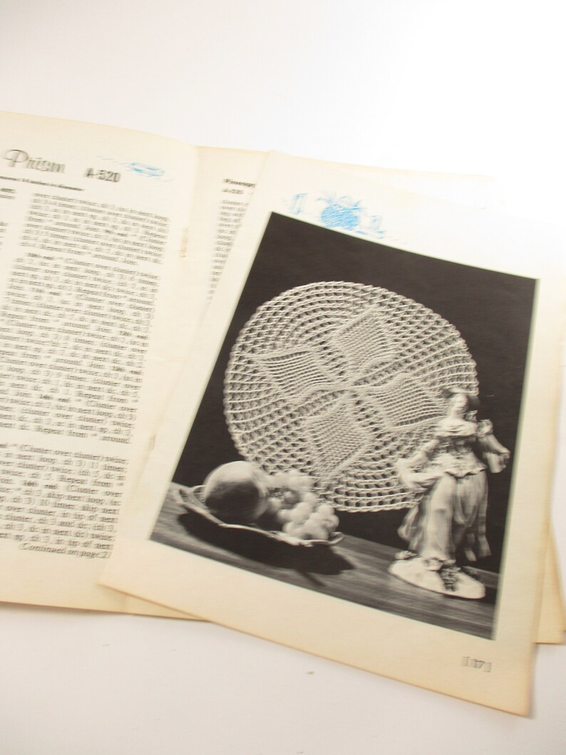 Vintage Craft Patterns Doilies Coats and Clarks 155 1970s - Etsy