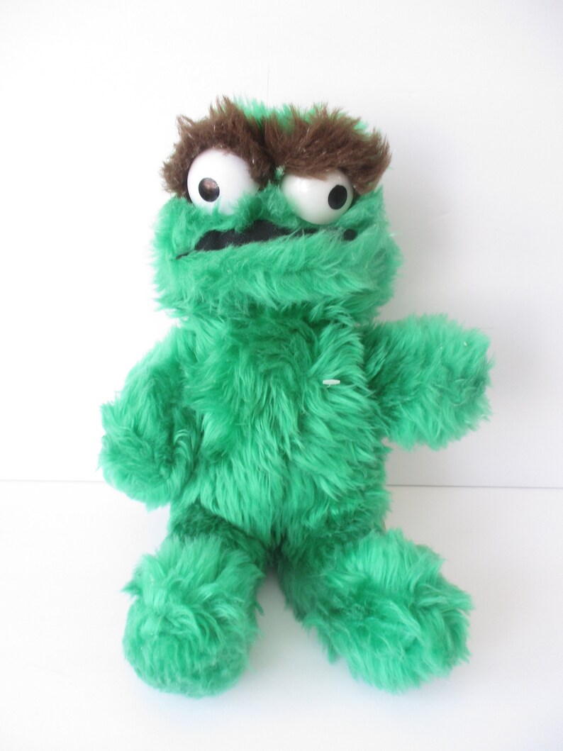 Vintage Oscar the Grouch 1970s Sesame Street Stuffed Doll - Etsy