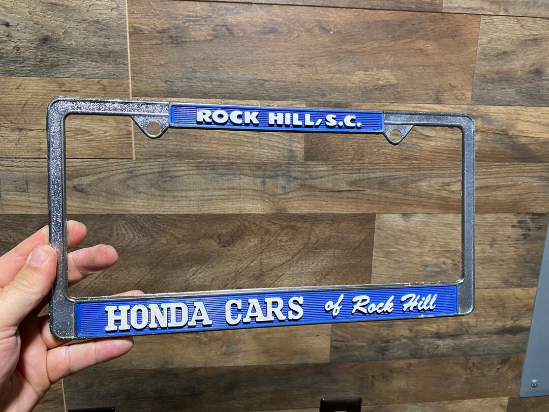 Auto Dealership Advertising Tag Frame Honda Cars of Rock Hill - Etsy