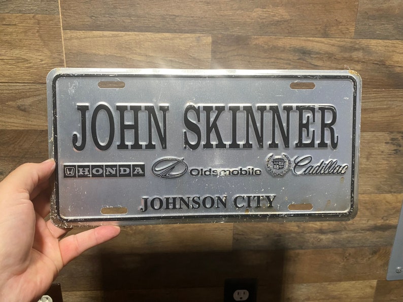 Auto Dealership Advertising Tag John Skinner Honda Oldsmobile Cadillac ...