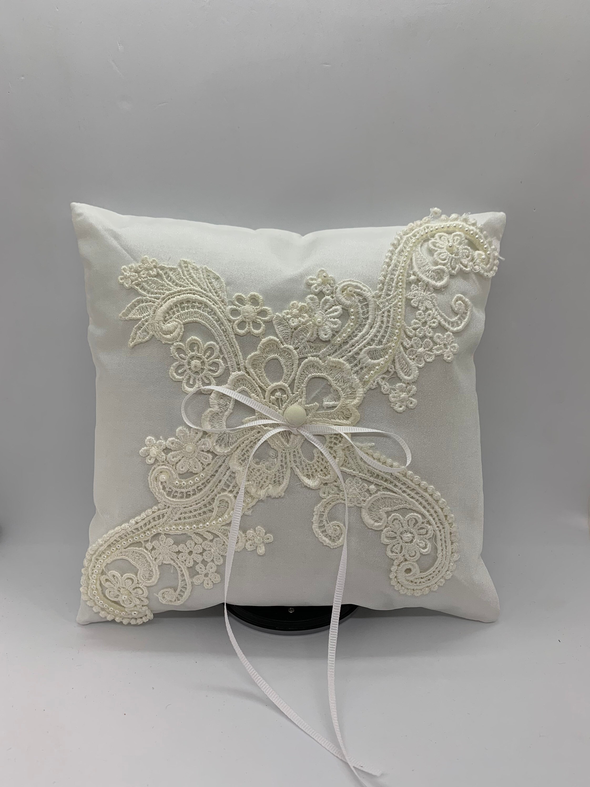 Repurposed Wedding Dress Ring Bearer Pillow: Heirloom Keepsake - Etsy