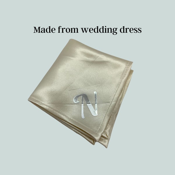 Monogrammed Pocket Square - Etsy