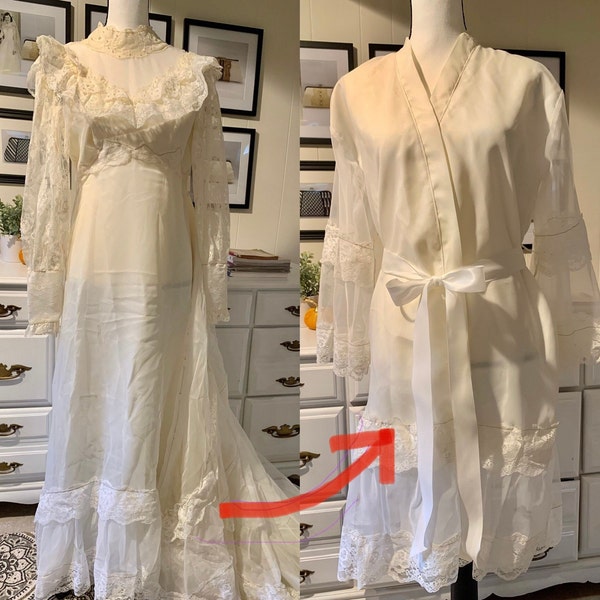 Repurposed Wedding Gown - Etsy