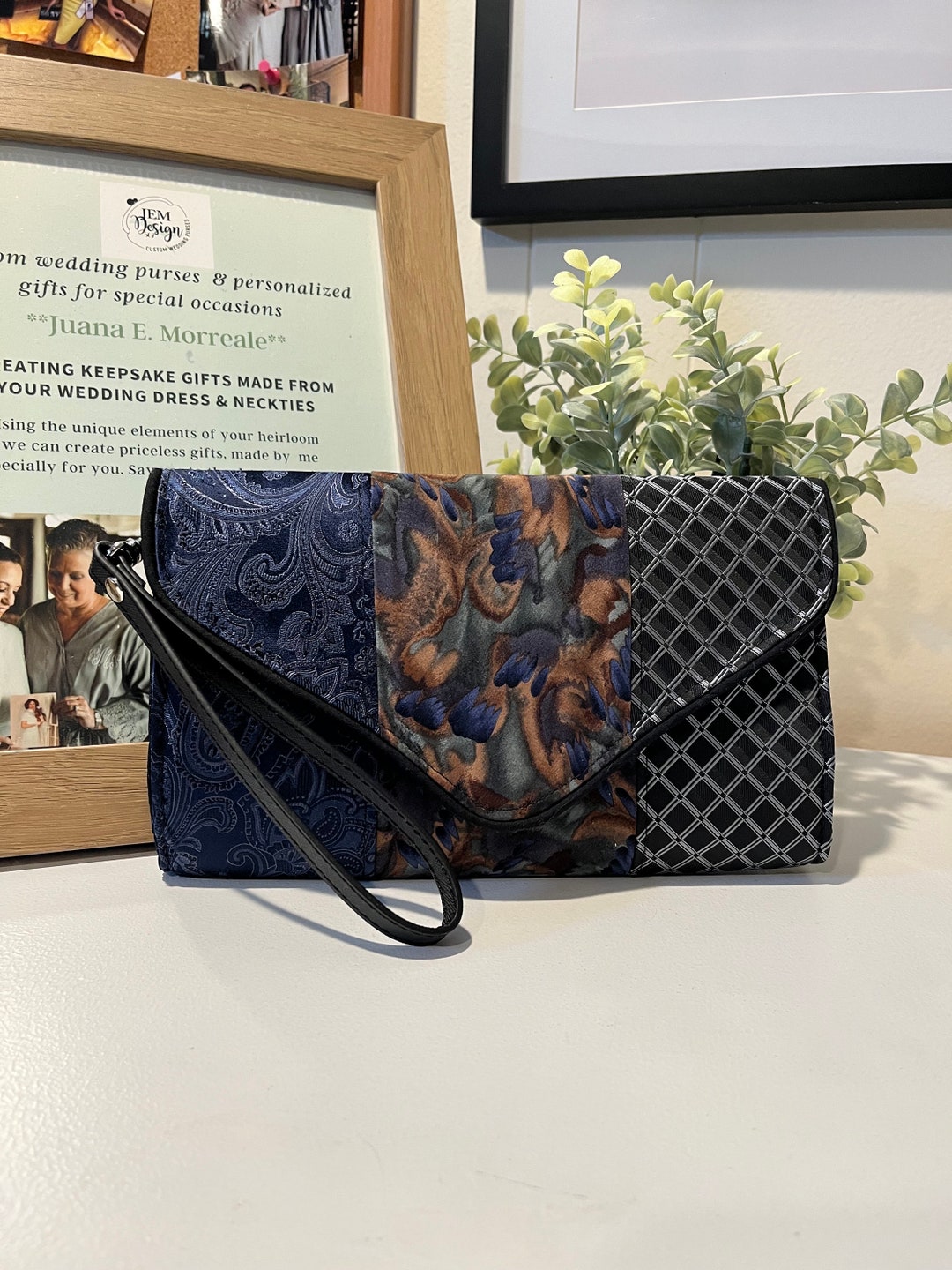 Custom Necktie Envelope Clutch: Keepsake Heirloom Gift - Etsy