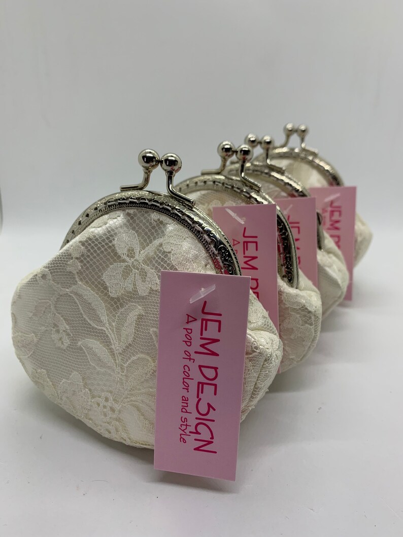Coin Purse Made From Moms Wedding Dress Keepsake Gift for - Etsy