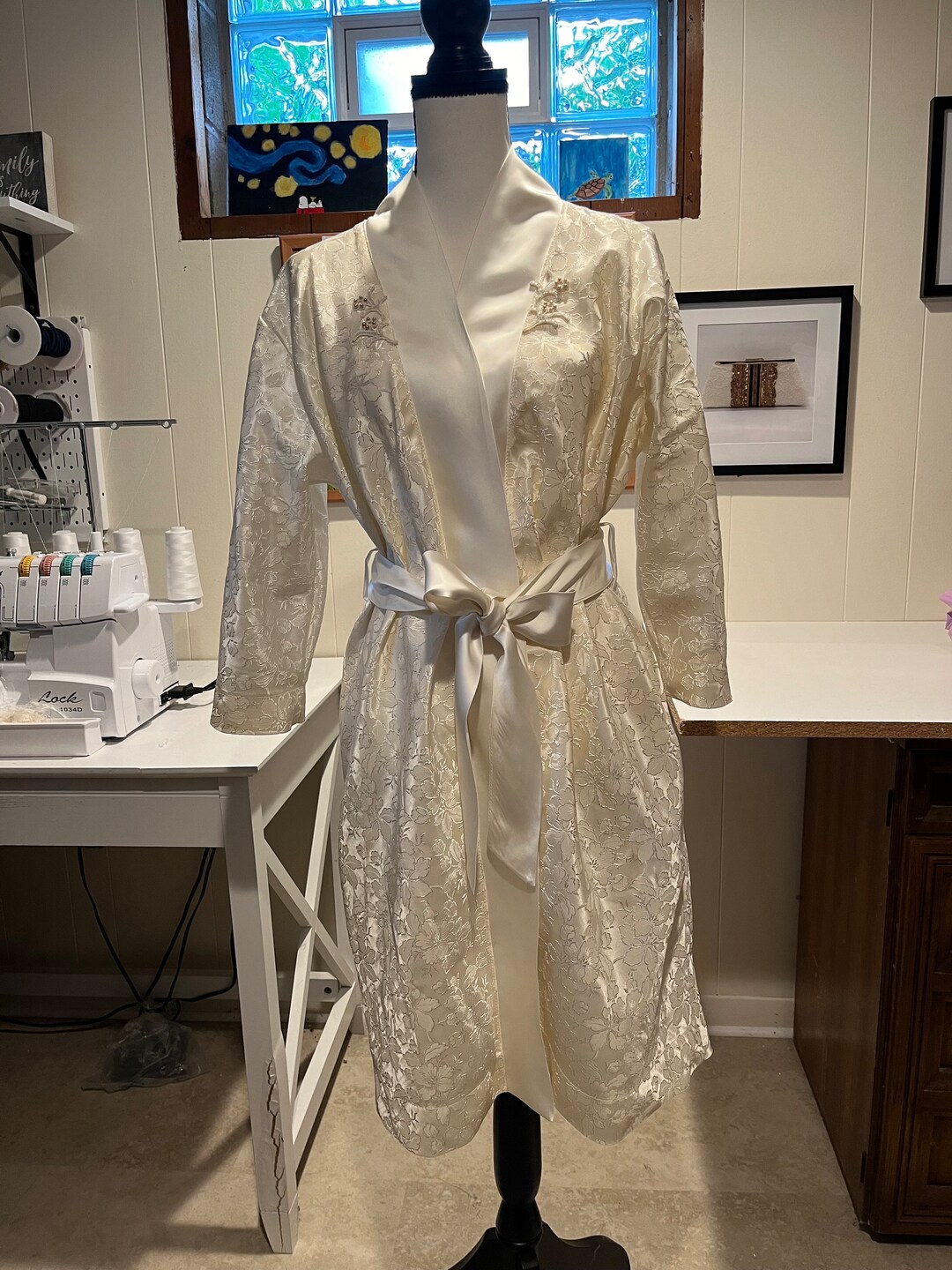 Get Ready Robe for Bride, Repurposed Entirely From Your Wedding Dress ...