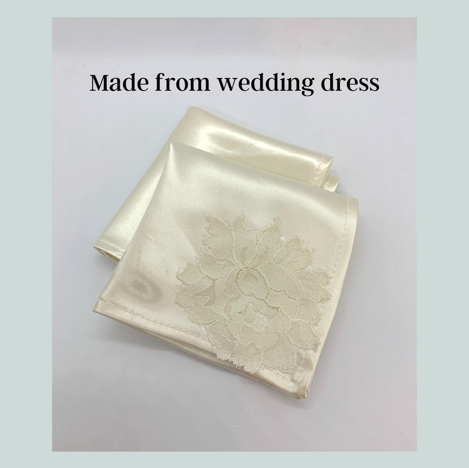 Custom Wedding Dress Handkerchief: Heirloom Keepsake Hanky - Etsy