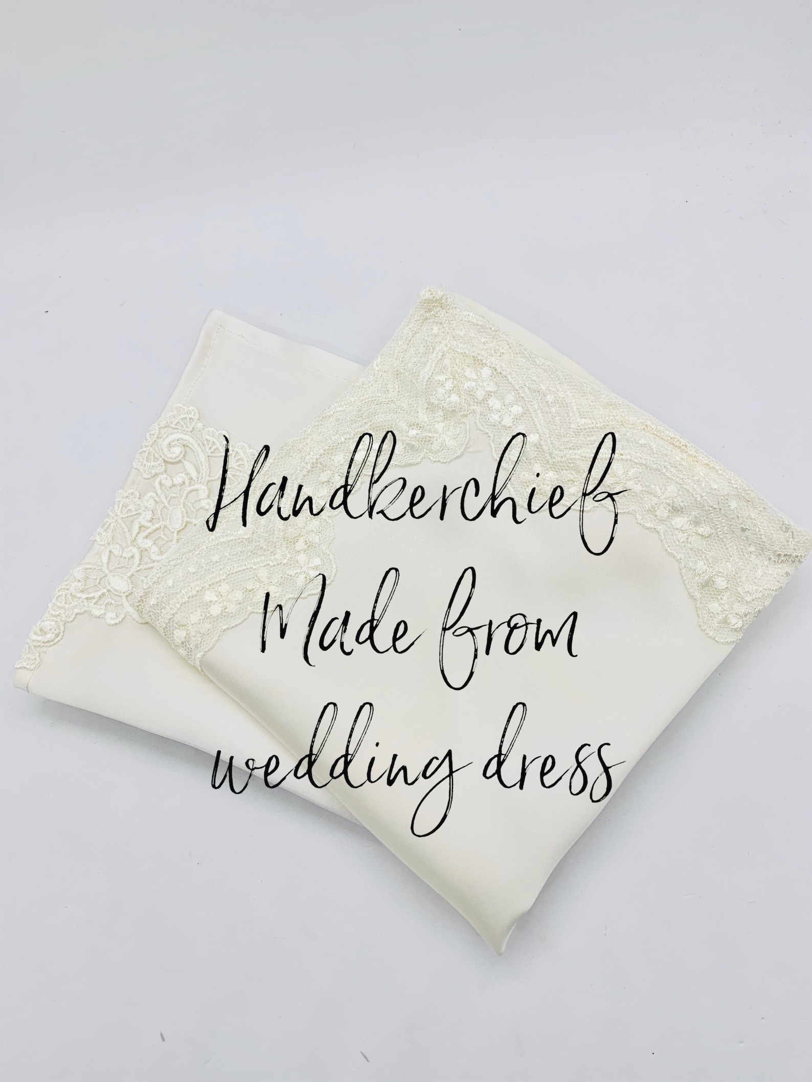 Custom Wedding Dress Handkerchief: Heirloom Keepsake Hanky - Etsy