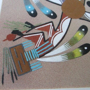 Navajo Rainbow God Sand Painting 8 X 8 Art Tile - Artist Signed - Etsy
