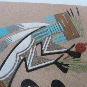 Navajo Rainbow God Sand Painting 8 X 8 Art Tile - Artist Signed - Etsy