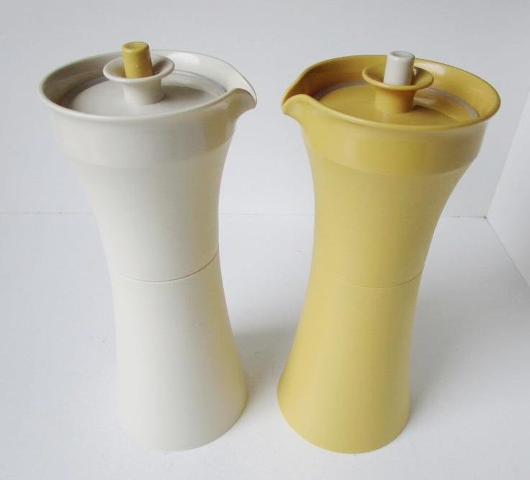 Tupperware Oil & Vinegar Storage Set of 2 - Etsy