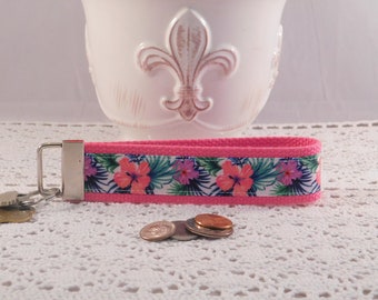 Hibiscus Keychain - Etsy