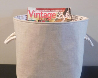 Fabric Basket - Etsy