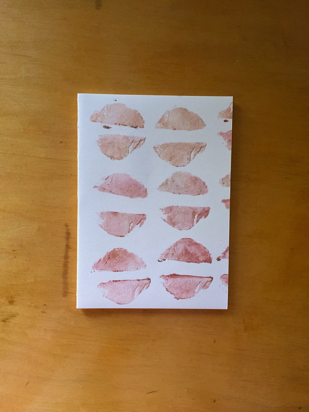 Handmade Notebook ~ Hand Stamped Cover - Etsy