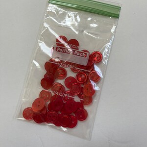 Buttons Red Round 1/2 Inch Two Hole - Etsy