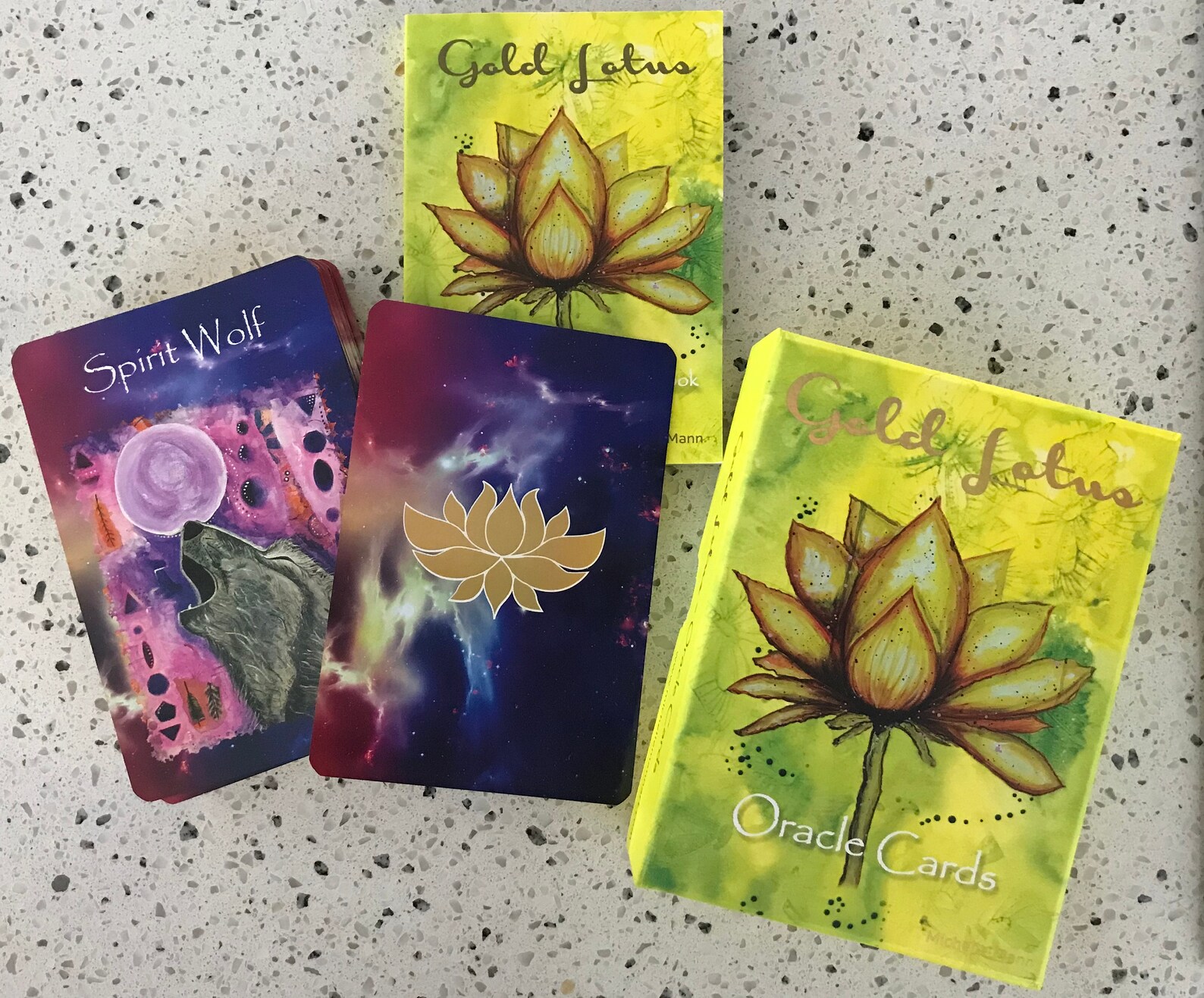 Gold Lotus Oracle Deck - Etsy Australia
