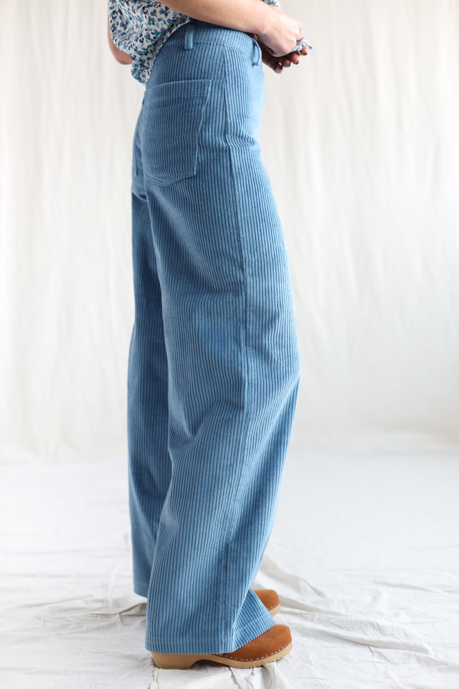 Wide Leg Cord Pants LUNA OFFON CLOTHING - Etsy