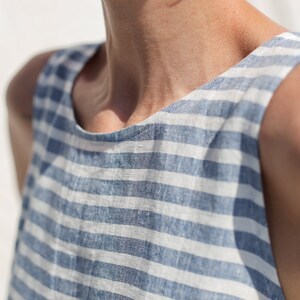 Sleeveless Linen Loose Fit Smock Dress • OFFON CLOTHING - Etsy