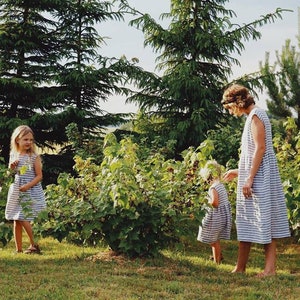 Linen Matching Mother and Daughter Dresses/matching Linen Dresses ...