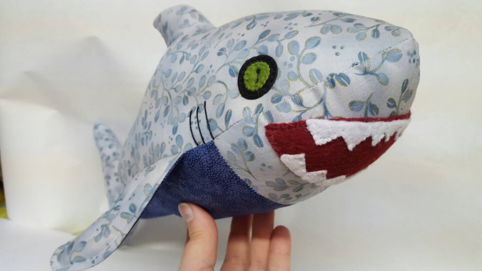 16" SHARK!!! Plush Cuddle Buddy. - Etsy