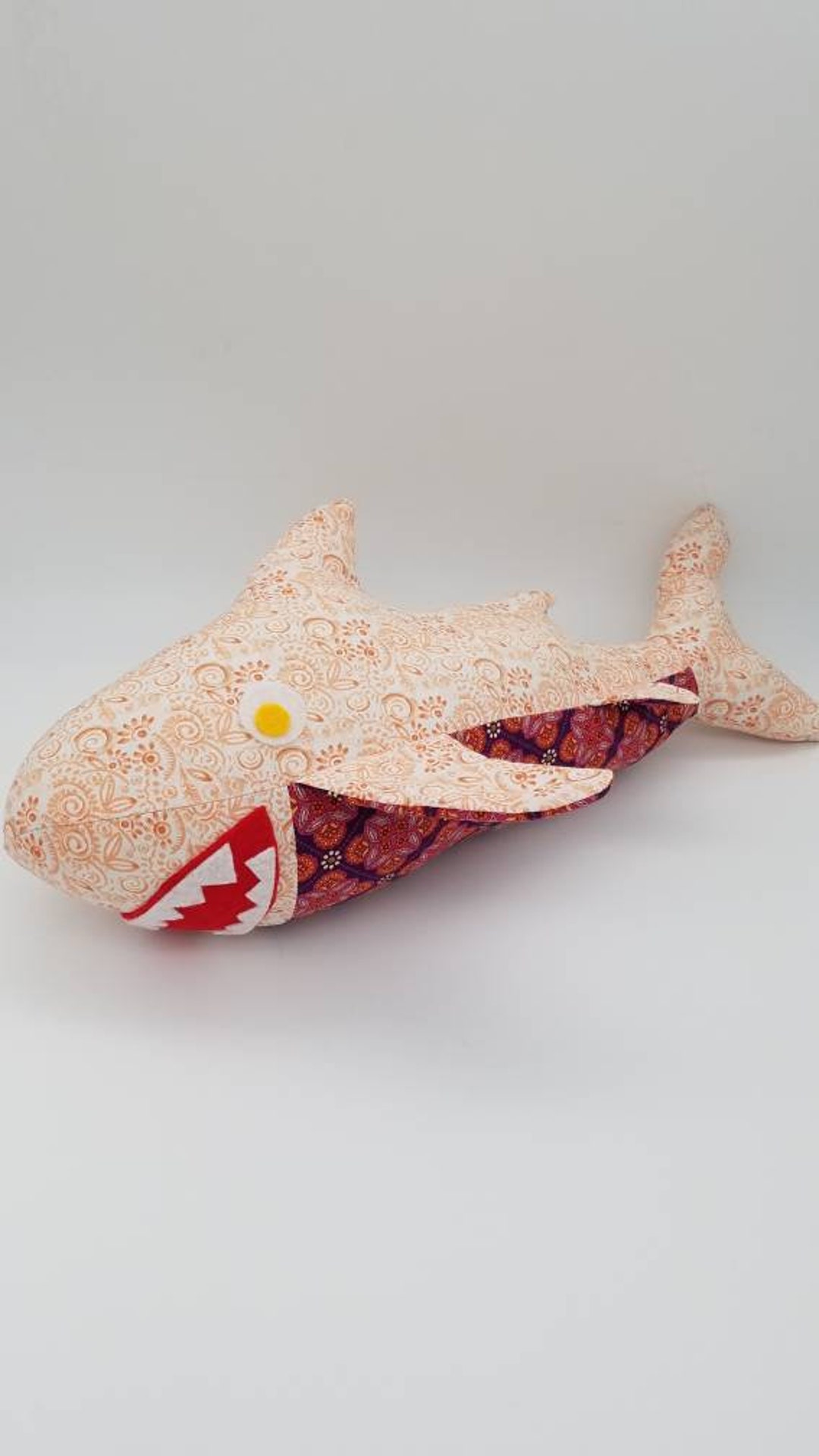 16" SHARK!!! Plush Cuddle Buddy. - Etsy