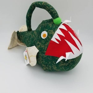 10" Deep Sea Angler Fish Plush - Etsy