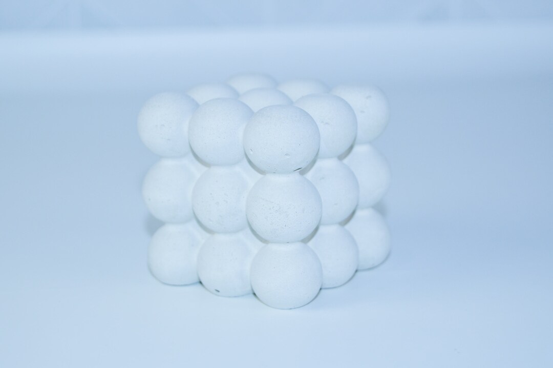 Bubble Cube Minimalistic Statue - Etsy