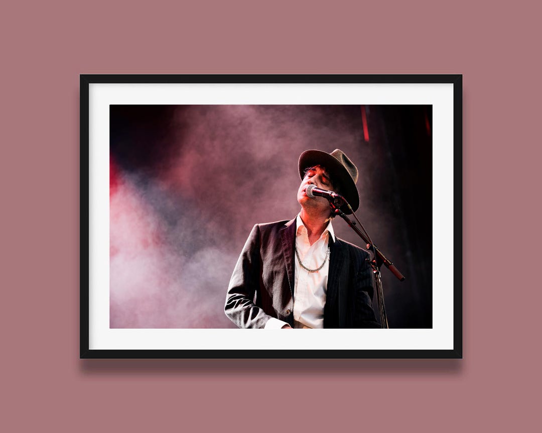 Color Photograph Pete Doherty in Paris 2017 - SOS Racism Concert - Red ...
