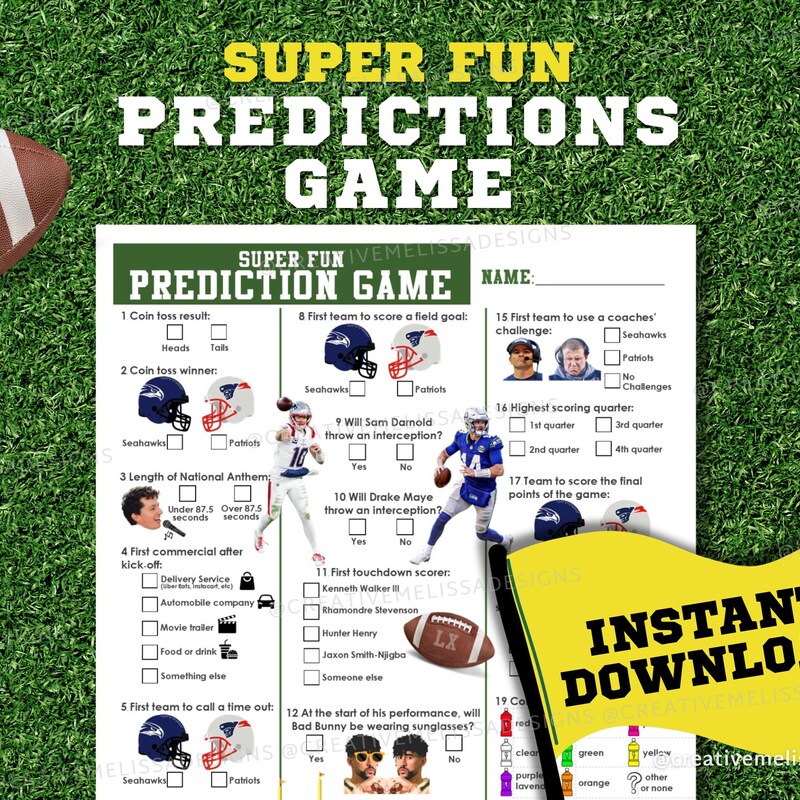 Patriots Super Bowl Party - Etsy