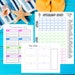 Printable Summer Calendar Poster Bundle, Kids Summer Activities ...