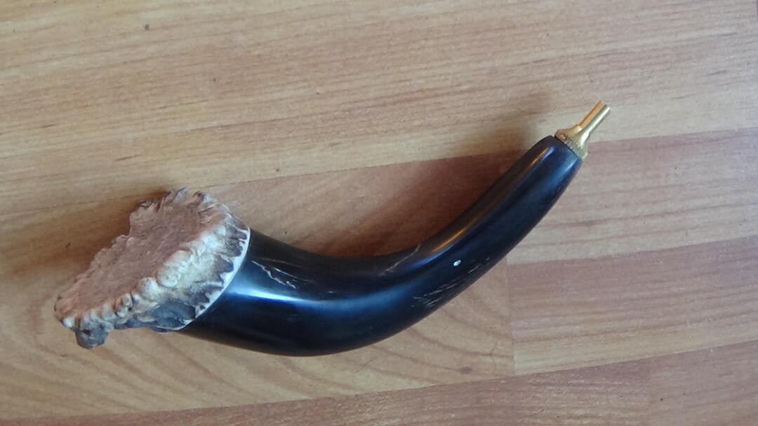 214 Gr 4f Flash Pan Priming Horn Buffalo Horn - Etsy