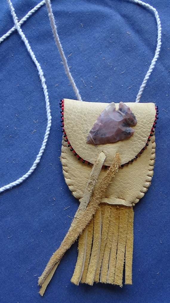 Commercially-tanned Buckskin Leather Mini-pouch With 2 Inch | Etsy