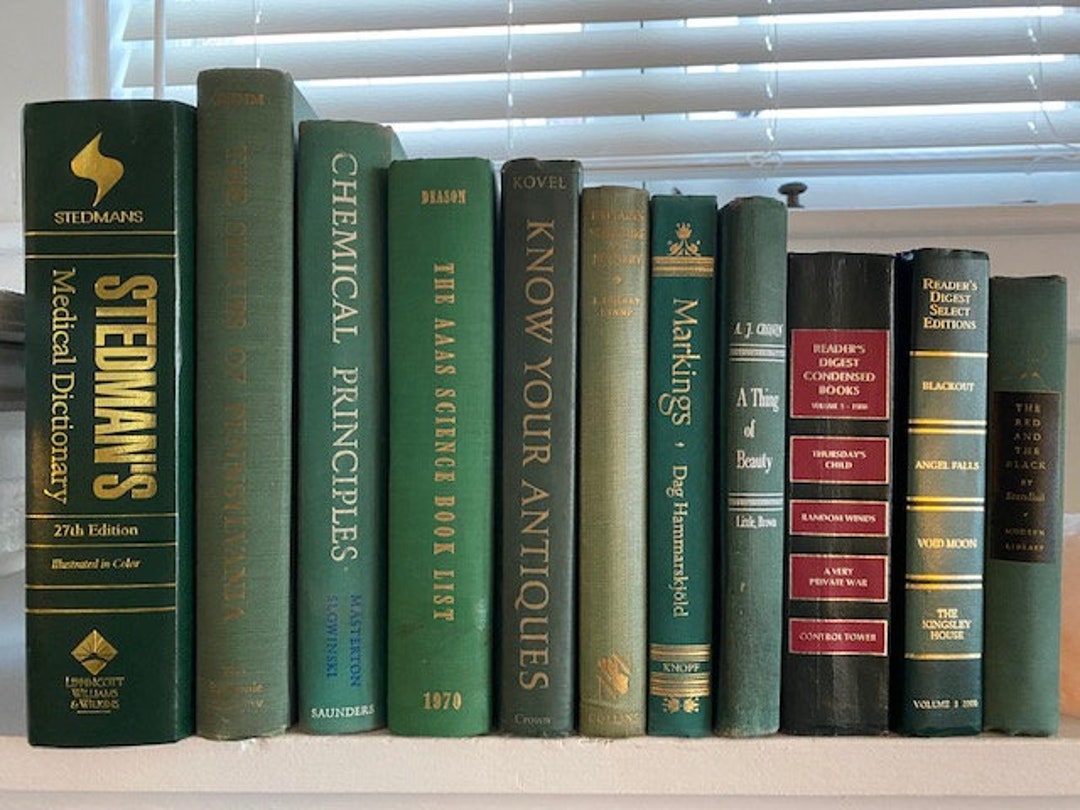 Mean Greens Book Bundle. Green Books for Home Decoration and Staging ...