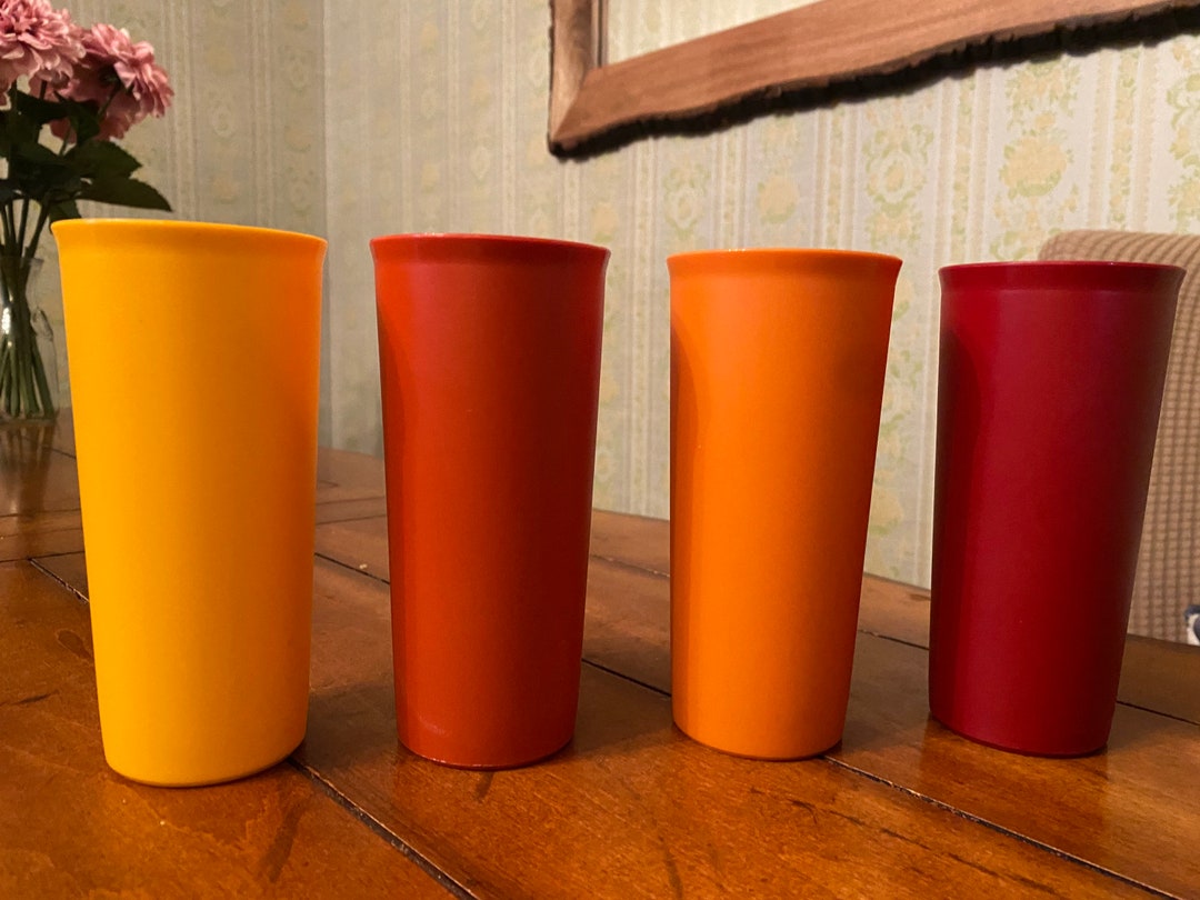 Vintage Tupperware Drinking Cups - Etsy