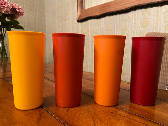 Vintage Tupperware Drinking Cups - Etsy