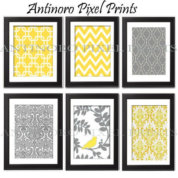 Digital Print Wall Art Prints Vintage / Modern Inspired Set | Etsy