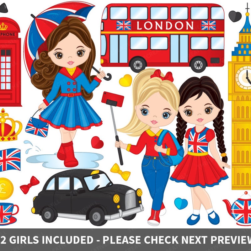 London Clip Art - Etsy