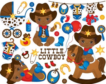 Cowboy Clip Art | Etsy