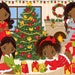 Christmas Girls Clipart - Vector Christmas Clipart, Girl Clipart ...