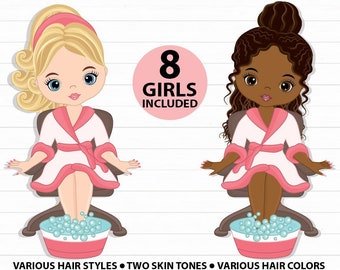 Spa Clipart | Etsy