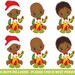 Christmas Baby Boys Clipart Vector Christmas Clipart Baby | Etsy
