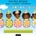 Easter Baby Clipart, Vector Newborn, Spring, Black Baby Girl, My 1st ...